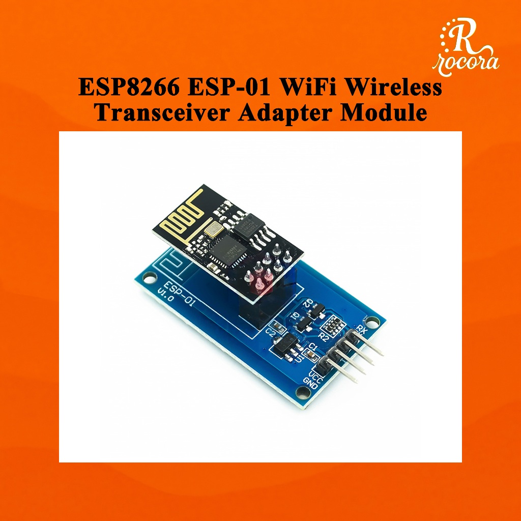 ESP8266 ESP-01 WiFi Wireless Transceiver Adapter Module UART Serial ...