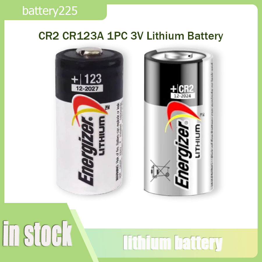 3V Lithium Battery (CR123/CR2）Used for cameras, camcorders | Shopee ...