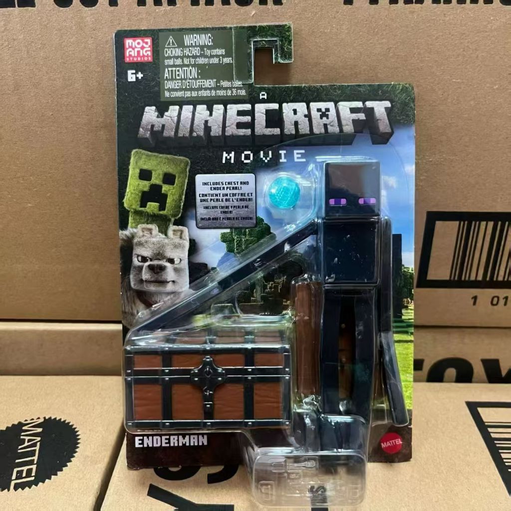 Minecraft Action Figure & Accessories Toy Set, Enderman Posable ...