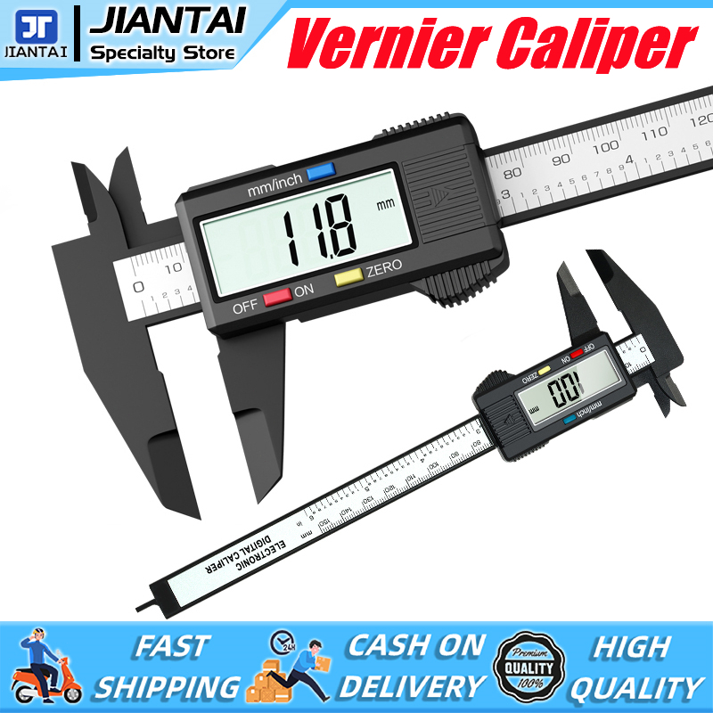 6Inch Manual Vernier Caliper 150mm LCD Electronic Digital Caliper ...