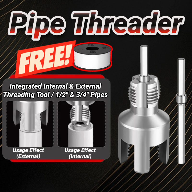 Water Pipe Threader PPR Pipe Threading Tool Kit PVC pipe thread slotter ...