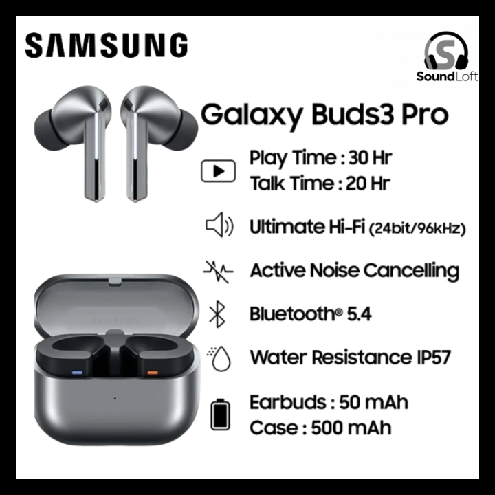 Galaxy Buds3Pro: IP57, Noise Cancel,Real-Time Translate,All-Day Comfort-Perfect for Music&Sports ...