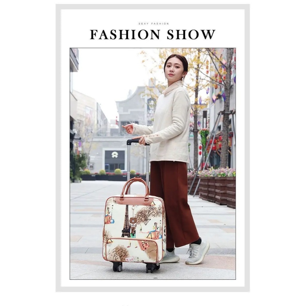20 Inch Oxford Waterproof Large Hand Luggage Travel Bag Trolley Bag ...