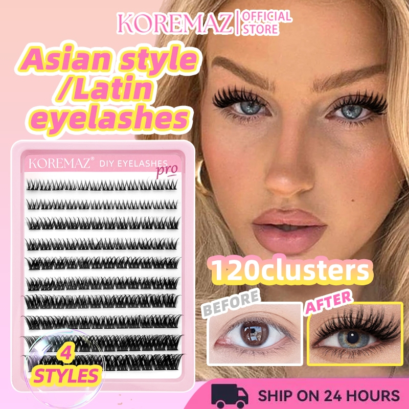 KOREMAZ Foxy Eyes Diy Eyelash Extension Set 8-16mm C+ Curl Volume Style ...