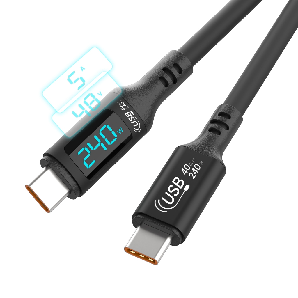 USB4 240W with Display Super Fast Charge 40G Data Cable | Shopee ...