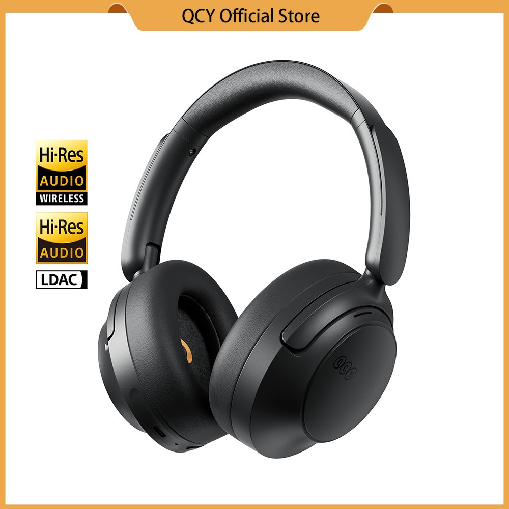 QCY H3S Bluetooth 6.0 Noise cancelling Headphone 40 mm & 13 mm Dual Driver Units Up to 102Hr ...