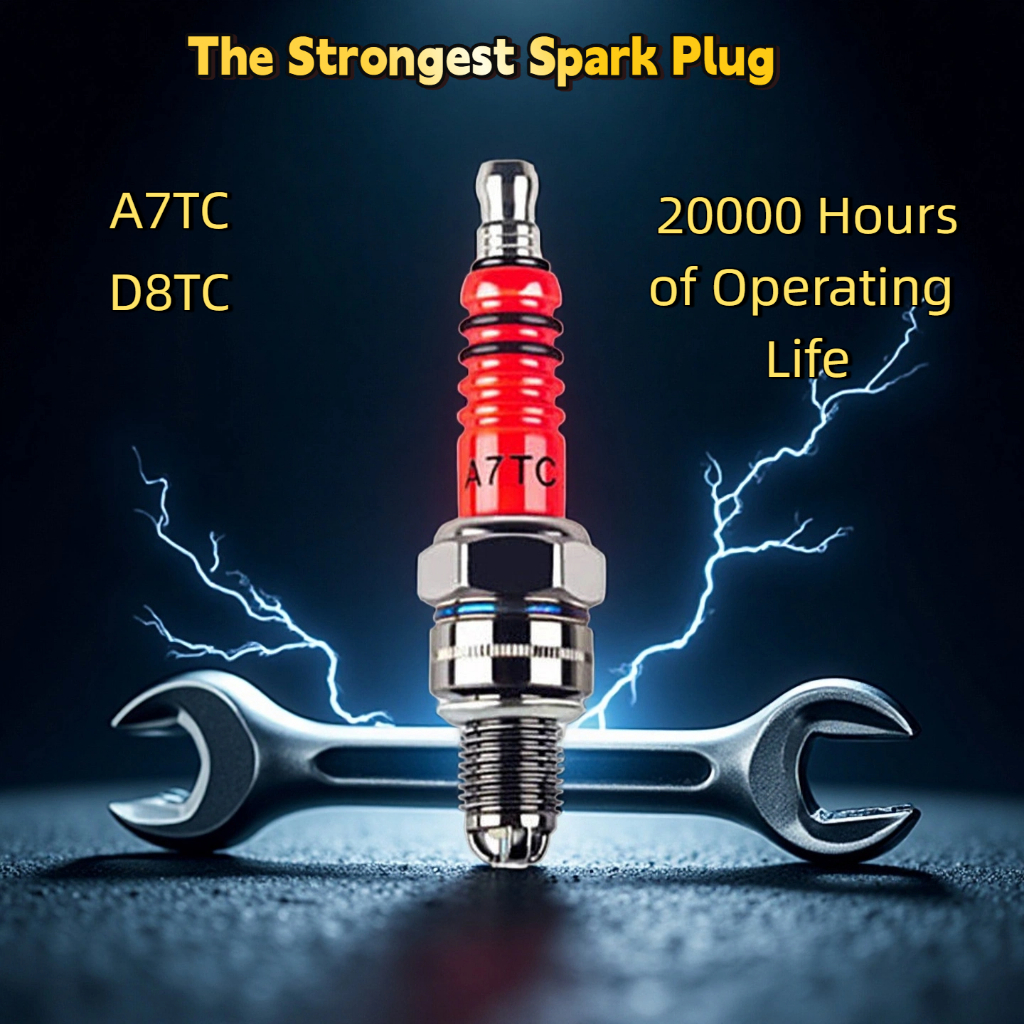 Spark Plug A7TC D8EA High Performance 3-Electrode For wave/tmx/baja/mio ...