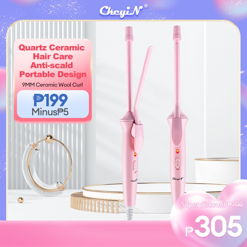 CkeyiN 9MM Hair Curler For Hair Curling Iron For Hair HS522 | Shopee ...