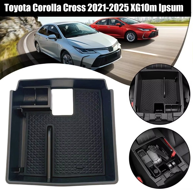 corolla car modification special armrest storage box car tray storage ...