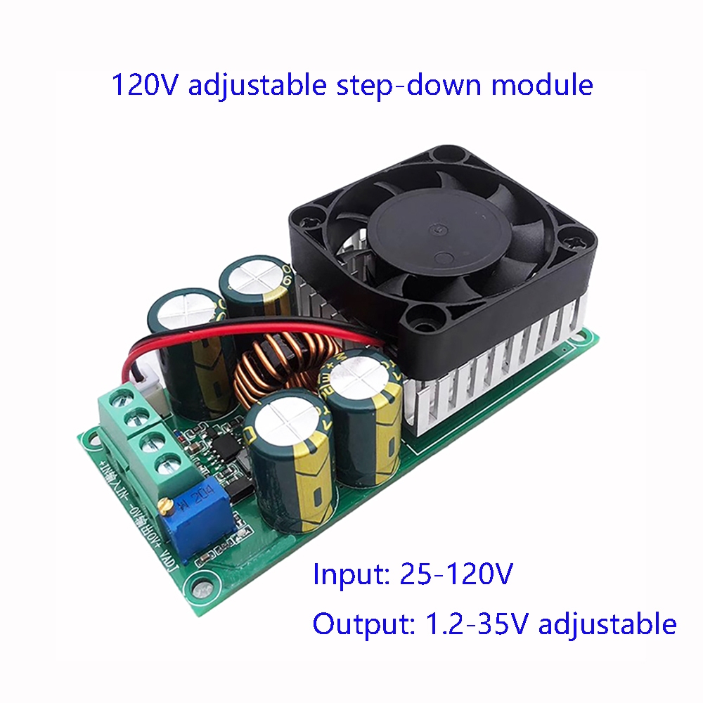 DC-DC Adjustable Step-down Module 120V 100V 96V 72V 48V 36V to 24V 19V ...