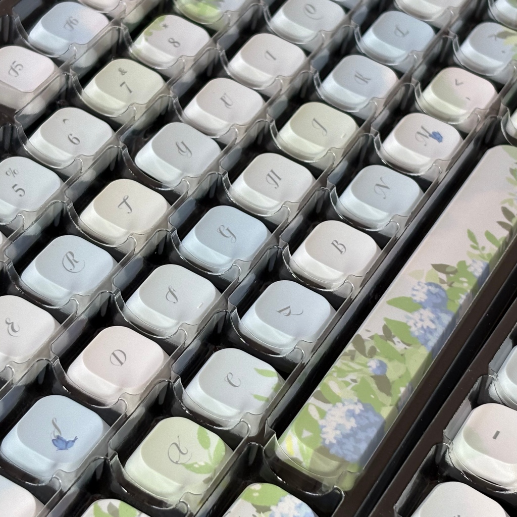 Low Profile Keycaps 120 Keys 5MM ADA Keycap Double Shot PBT Keycaps for ...