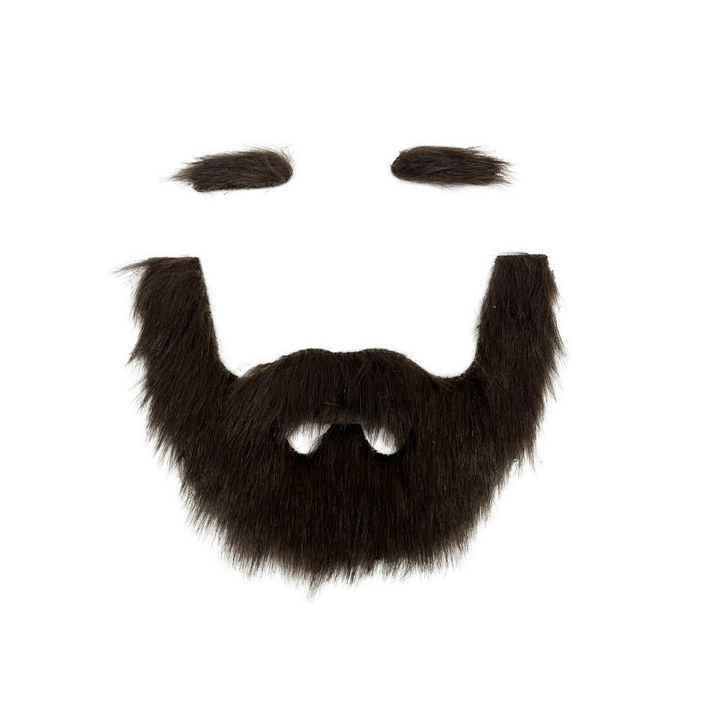 1 Set Fake Mustaches Halloween Novelty Fake Beard Fluffy Cosplay ...