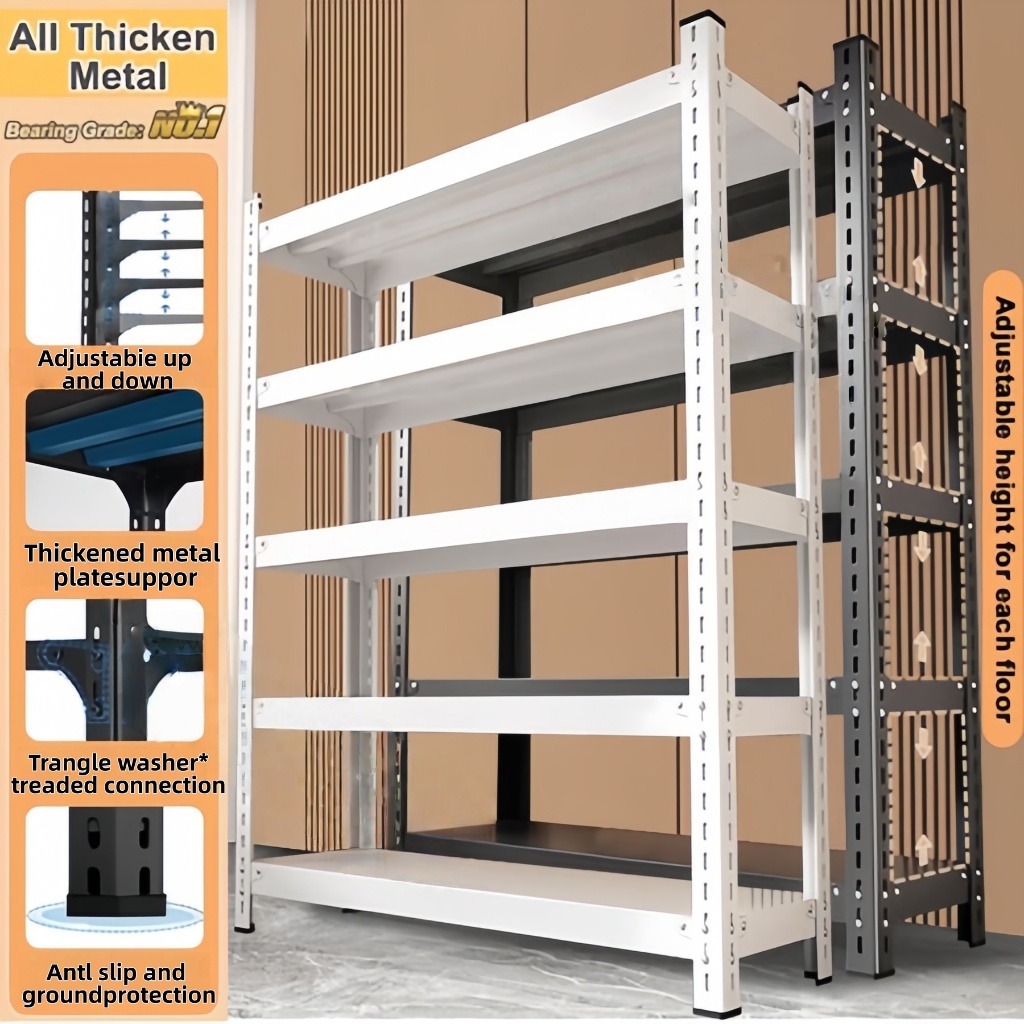 6 Tiers 5 Tiers Steel Shelf Layer Shelving Storage Shelf Metal Shelf ...