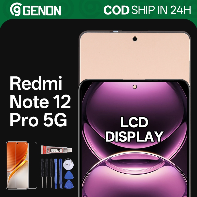 Genon OLED 120Hz LCD for Xiaomi Redmi Note 12 Pro 5G / Redmi Note 12 ...