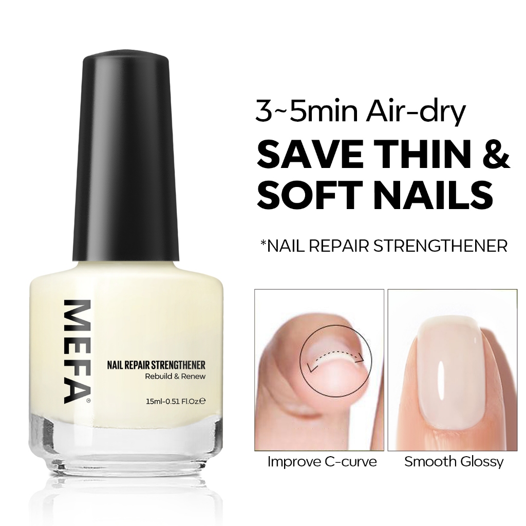 MEFA Nail Strengthener for Damaged Nails Defects, Nail Care and Damage ...