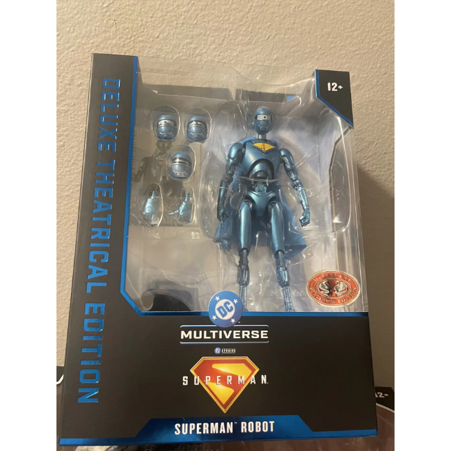 McFarlane New Superman Kryptonian Robot 7-inch Action Figure | Shopee ...