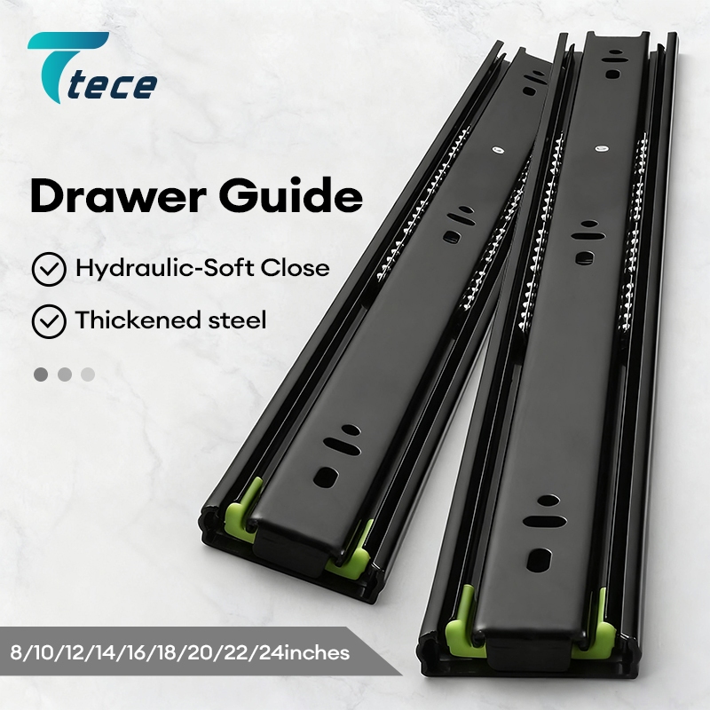 TECE Drawer Guide Heavy Duty Soft Close Drawer Slide Ordinary Hydraulic ...