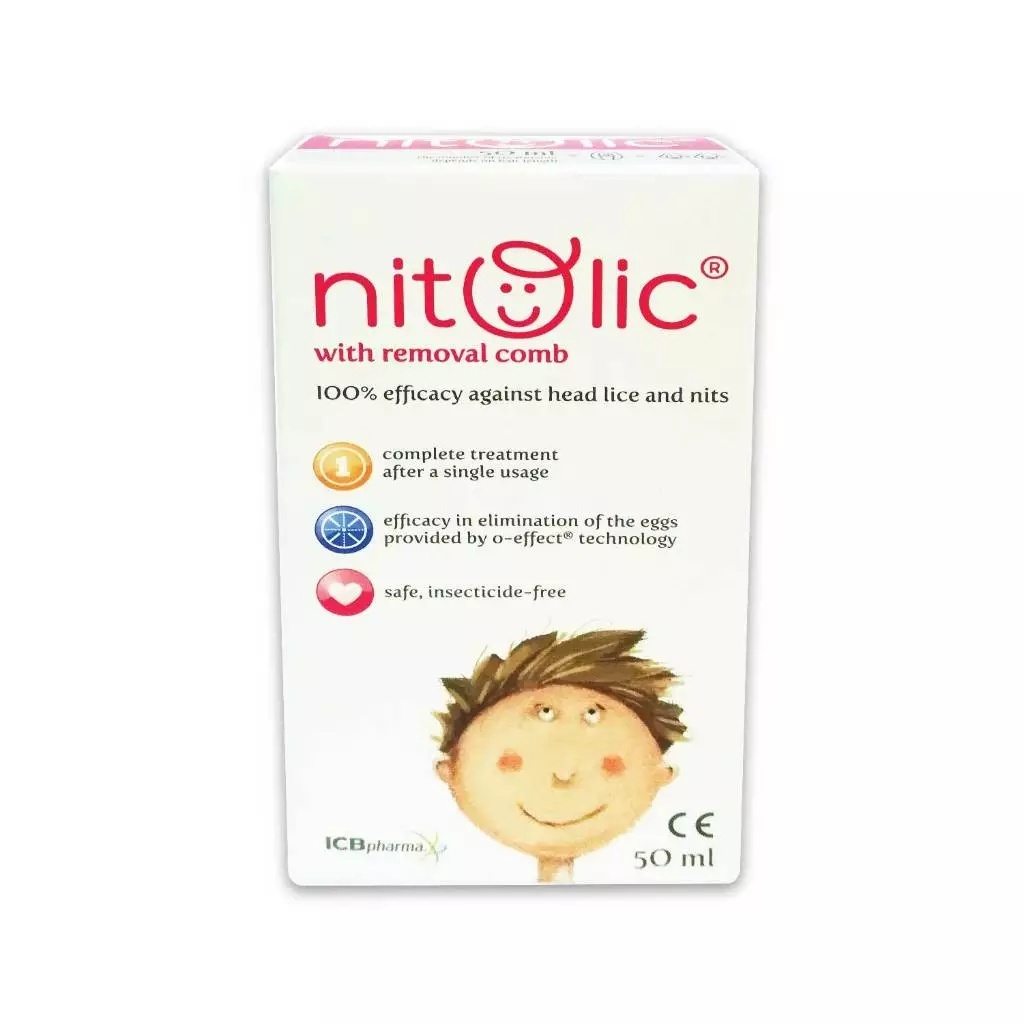 Nitolic® with Removal Comb - One-time Effective Head Lice and Nits ...