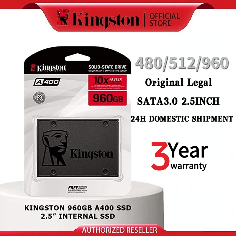Kingston A400 480GB/512GB/960GB SSD 2.5-Inch SATA III TLC 6GB/s Internal SSD-Increase ...