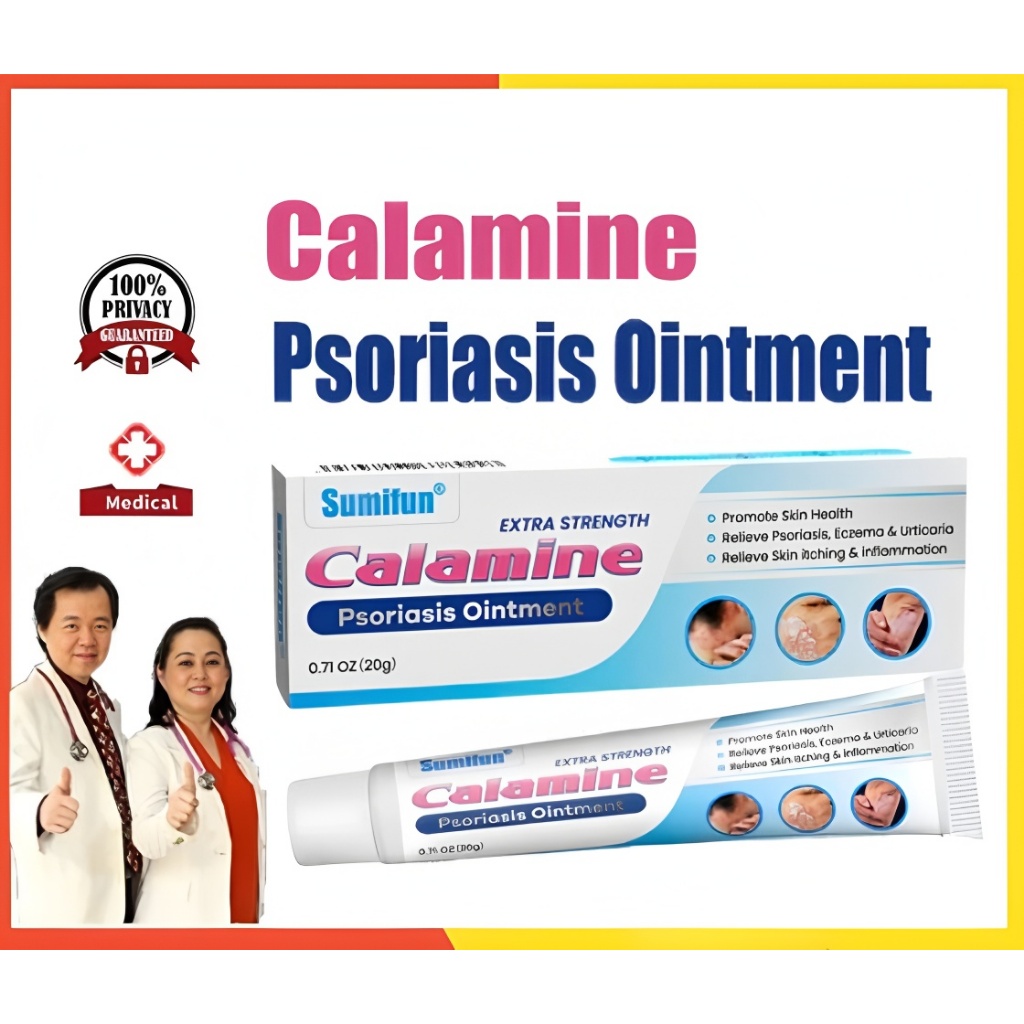 Calamine Psoriasis Ointment Eczema Cream Relief Dermatiti/Itchy Private ...