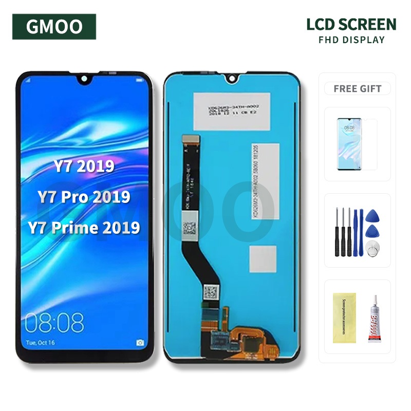 For HUAWEI Y7 2019 Y7 Pro 2019 Y7 Prime 2019 LCD Screen Replacement FHD ...
