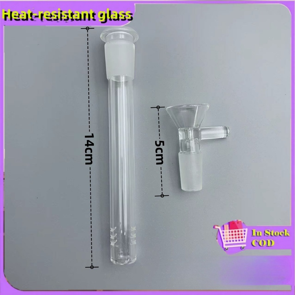 Set of 2 Oil Burner Funnel Glass Pipes Accessories | Shopee Philippines