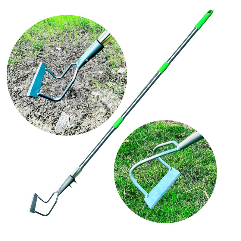 Stainless steel weeding rake, gardening lawn hoe, grass shovel ...
