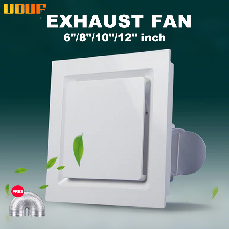 FOUFU Exhaust Fan Ceiling Mounted Wall Mounted Strong Wind For Ceiling ...