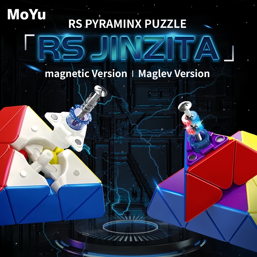 MOYU RS Pyraminx Magnetic Magic Speed Cube Moyu RS Maglev Professional ...