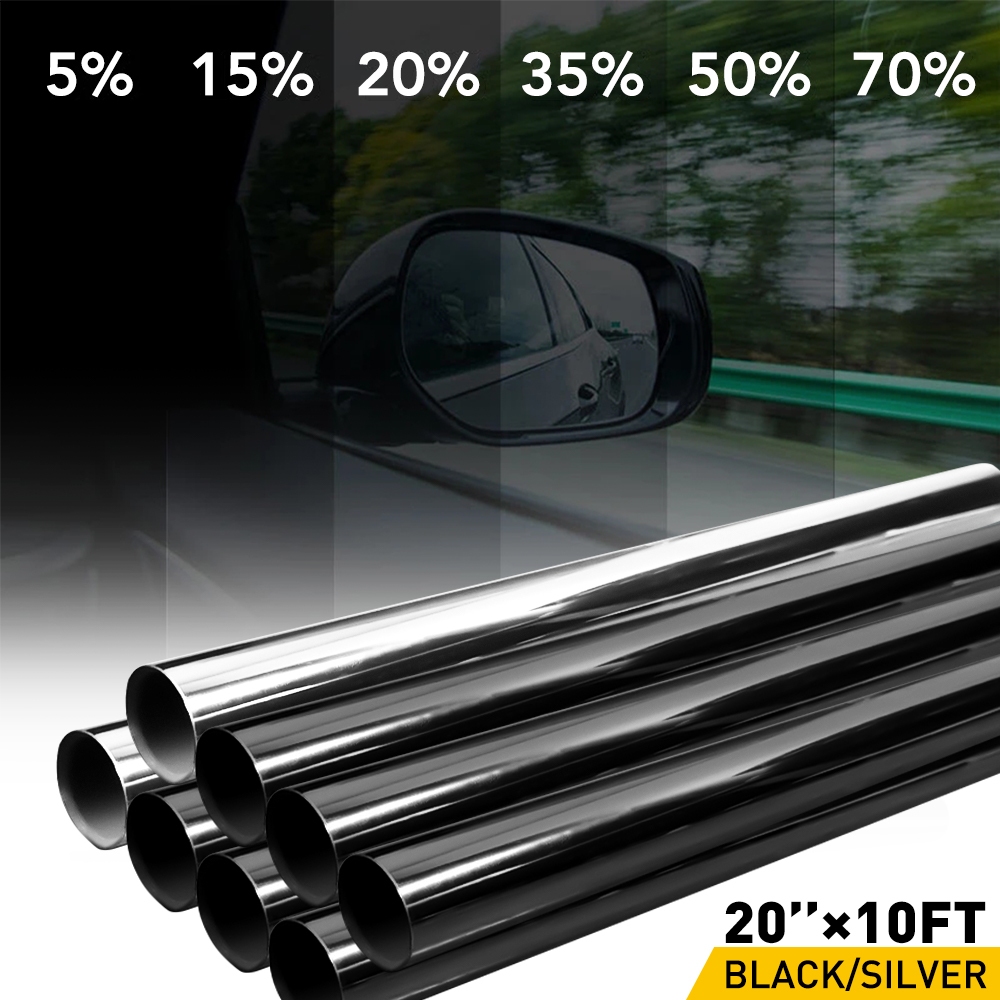 75CM*3M Black Car Window Tint Film tinted UV-Proof Scratch Resistant ...