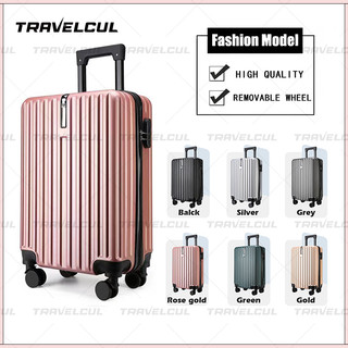 TRAVELCUL 20/24 inch Luggage Travel Bag 7KG Lightweight Hand Carry ...
