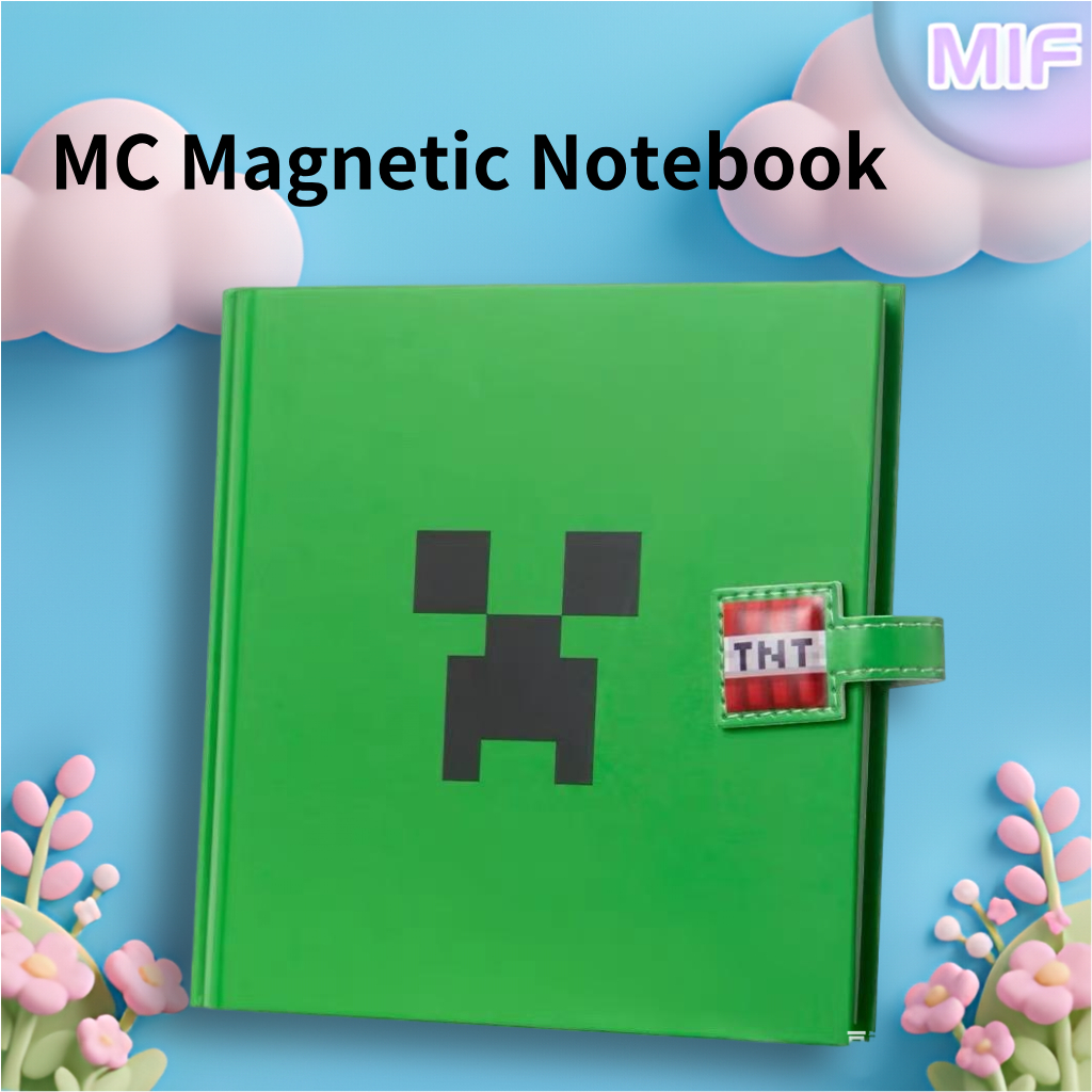 MC Series Square Magnetic-Closure Notebook - 80 Sheets, Featuring ...
