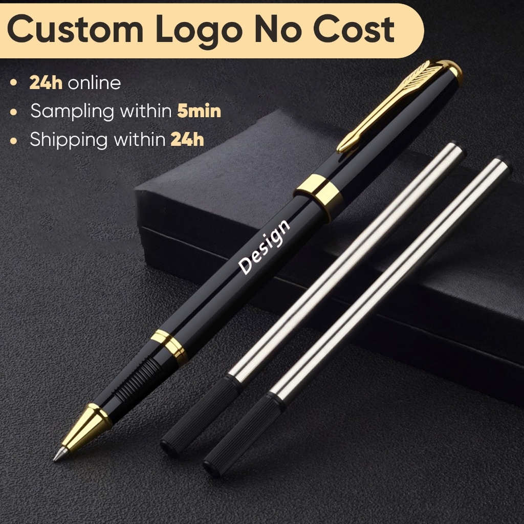 Free customized metal signature pens, company promotional gifts ...