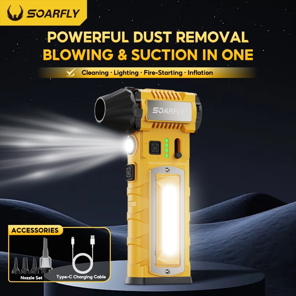 Soarfly Mini Turbo Fan Cordless Turbo Fan High Port Turbo Fan Mini Fan ...
