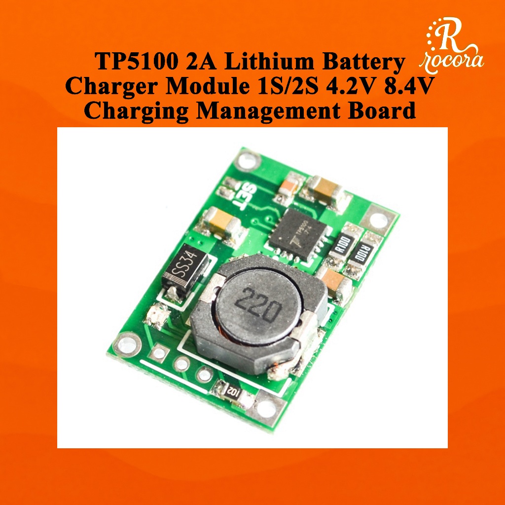TP5100 2A Lithium Battery Charger Module 1S/2S 4.2V 8.4V Charging Management Board | Shopee ...