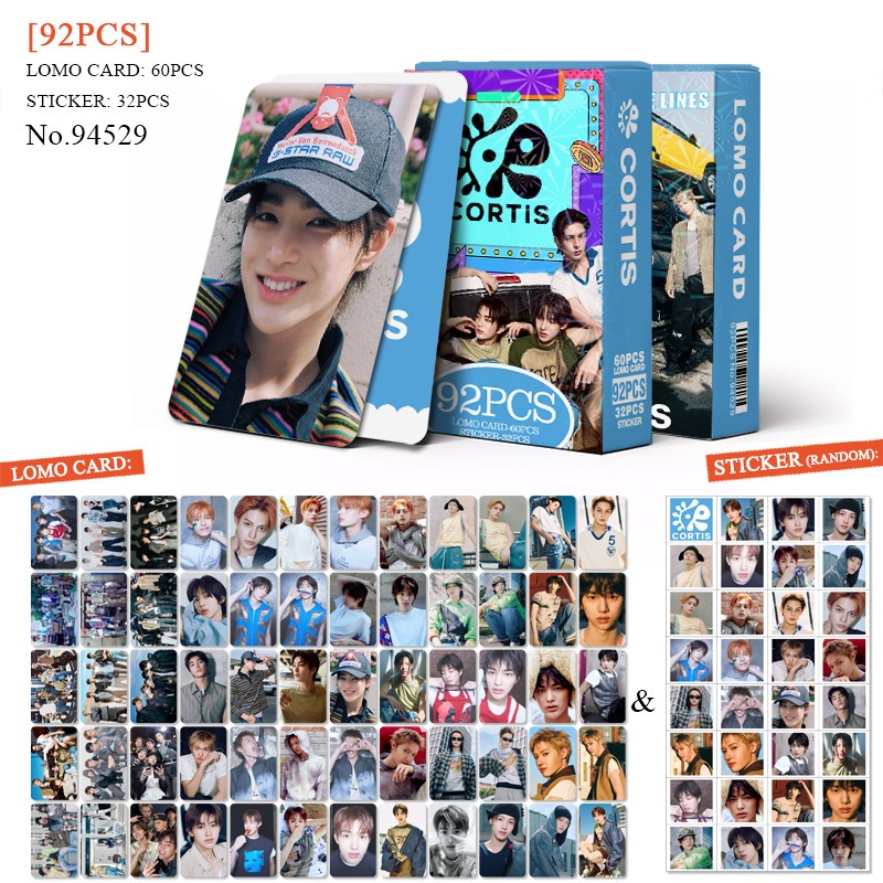 5 92pcs Cortis Color Outside The Lines Album Lomo Cards Yes24 Fashion
