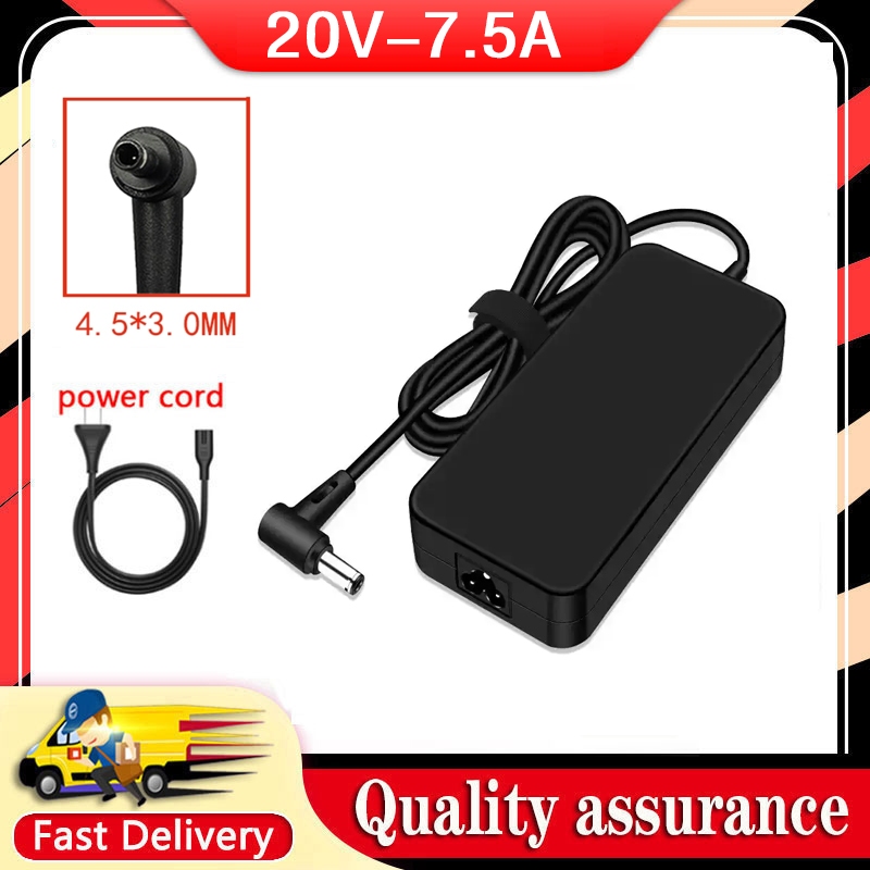 Brand-New 20V 7.5A 150W 4.5*3.0MM AC Power adapter compatible For ...