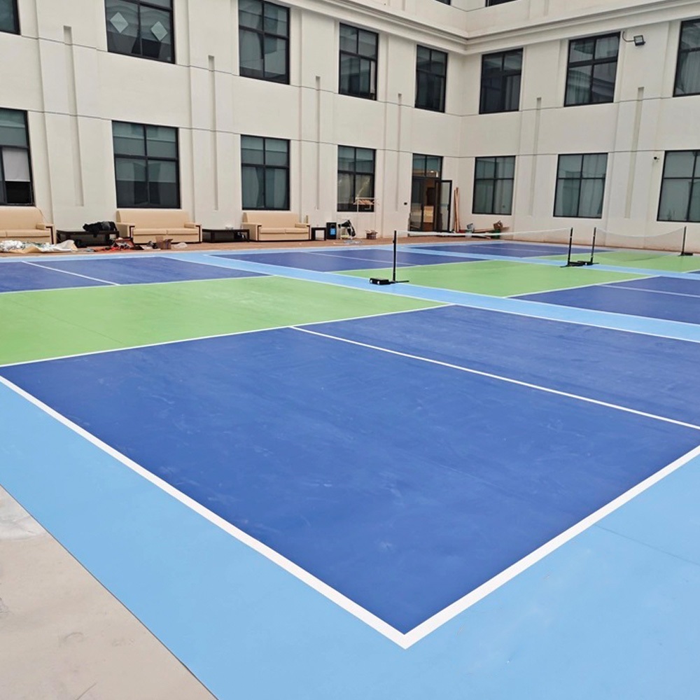 Beable High-Performance Pickleball Court PVC Roll Flooring | Acrylic ...