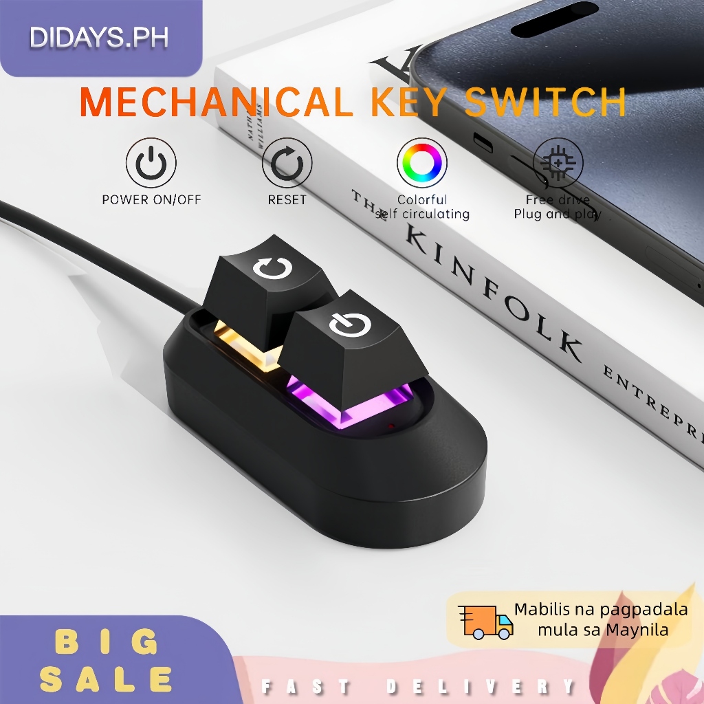 【Pinadala mula sa Maynila】2M Desktop Computer Power Button Mechanical ...