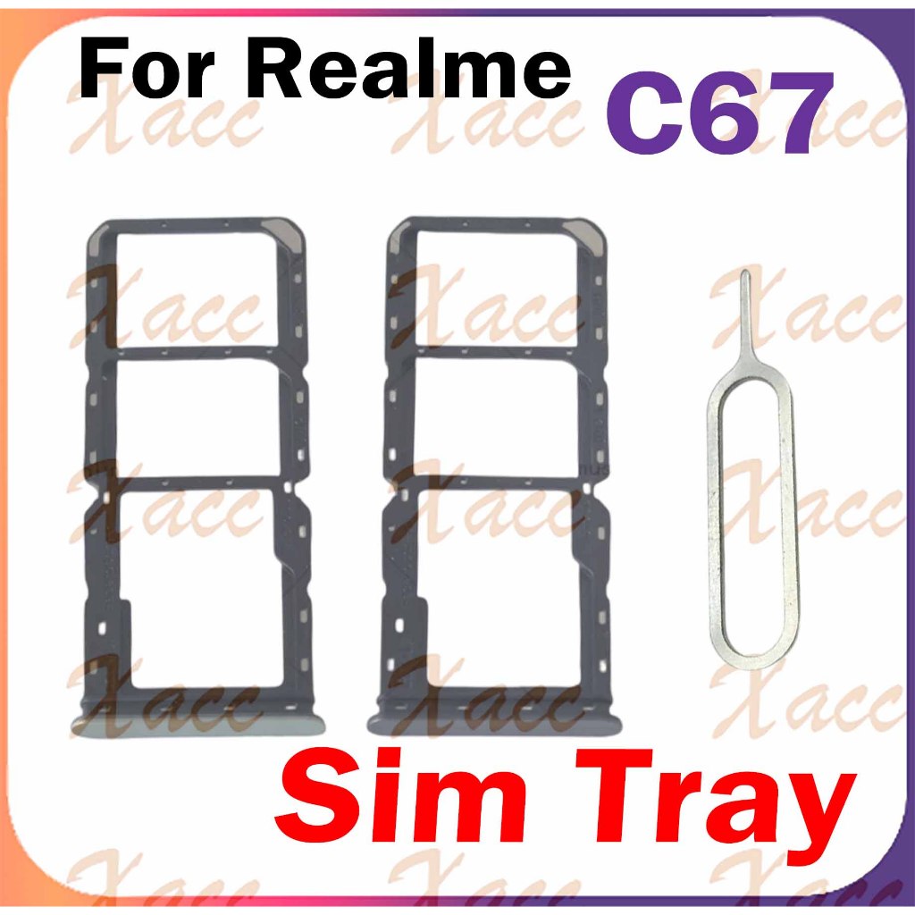 For Realme C67 RMX3890 SIM Card Tray Slot Holder Replacement | Shopee ...