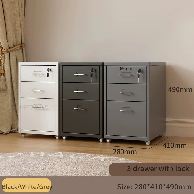 Metal Drawer Cabinet Unit-Minimalist Home Office Drawer File Cabinet ...