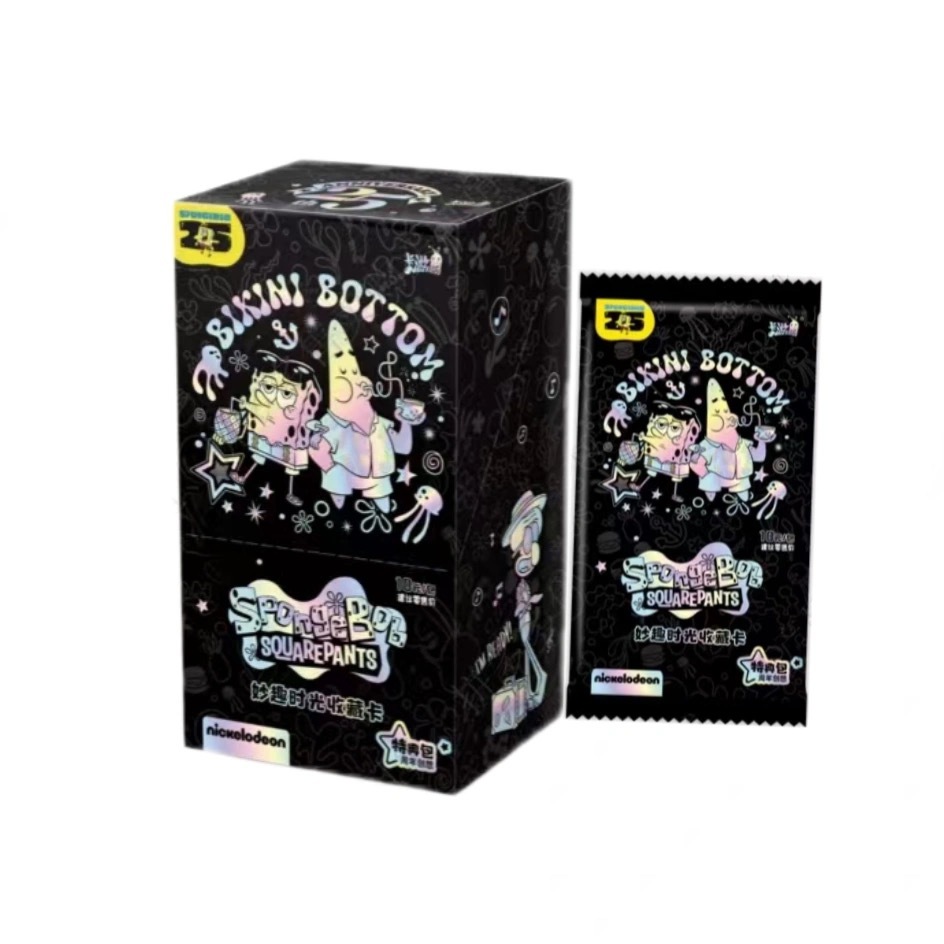 Kayou SpongeBob SQUAREPANTS Collectible Trading Cards Booster Boxes ...