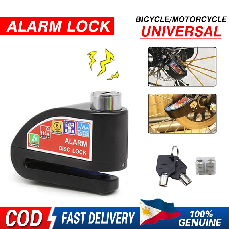Motorcycle Alarm Lock Motorbike Anti-theft Lock Wheel Disc Brake ...