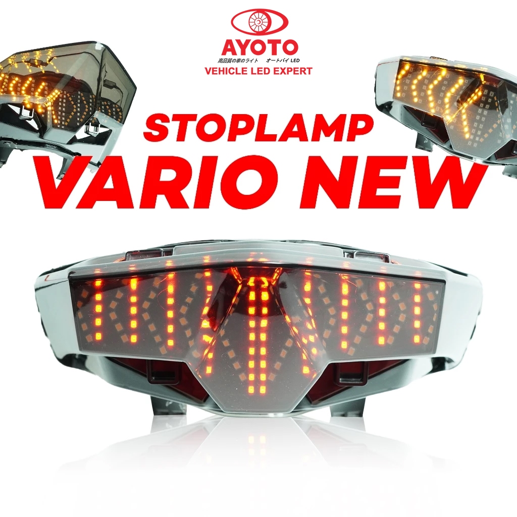 AYOTO VARIO CLICK BEAT FI ESP DELUXE led integrated stop rear brake ...