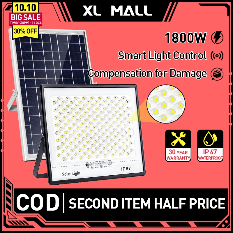 solar light outdoor waterproof IP67 solar flood light 1000W solar lamp ...