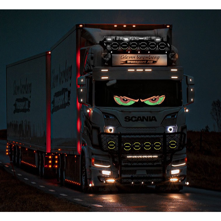 【COD】2PCS USB LED Devil Eye Dynamic Big Devil Eyes Light for Cars ...
