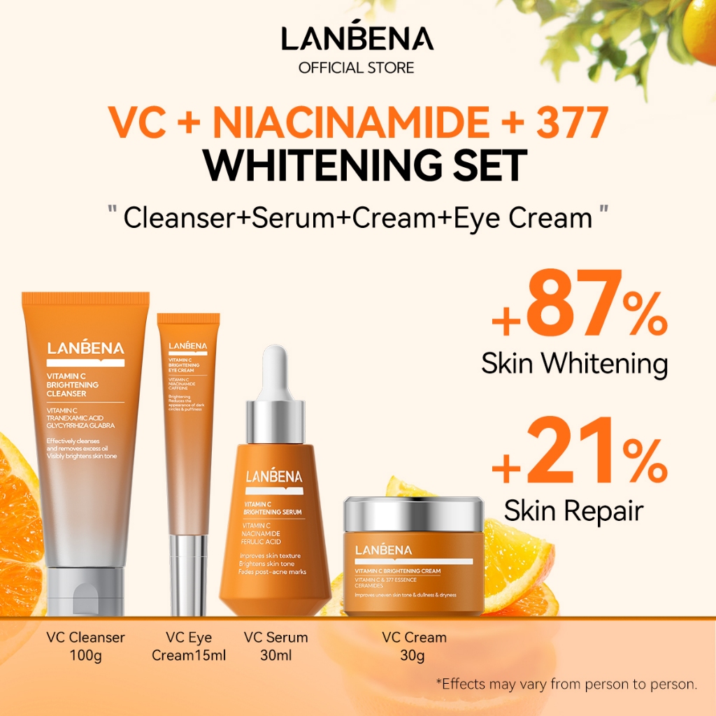 LANBENA Vitamin C Whitening Cream Moisturizer Cream Brightening Facial ...