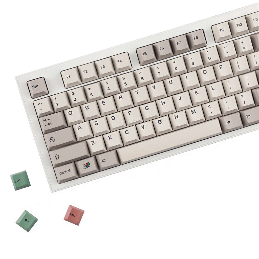 YMDK 160 Keys 9009 English Korean German QWERTZ Cherry Profile Dye Sub ...