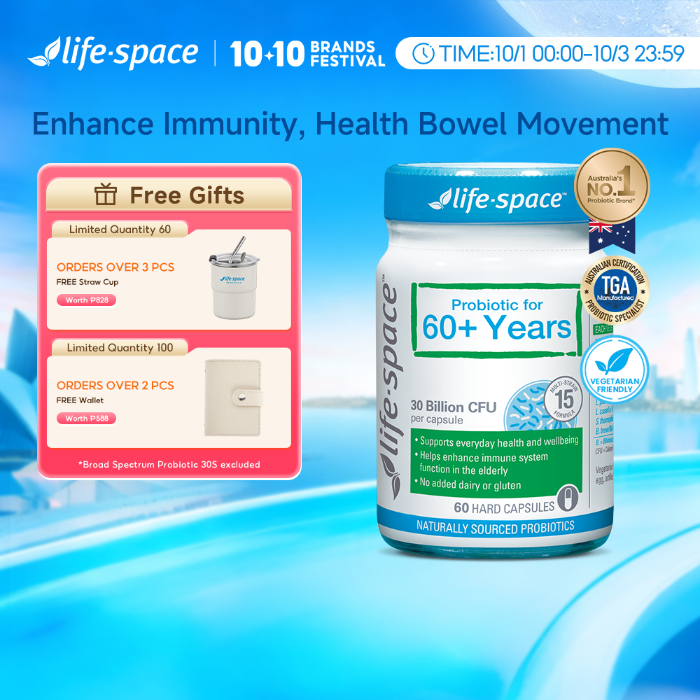 [Official] Life Space 60+Years old Seniors Probiotic Supplement 60 ...