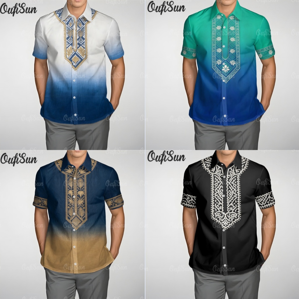 Barong Tagalog For Men Shirts 2025 Modern Barong For Men Modern ...